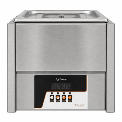 China Commercial Electric Egg Boiler 50 Eggs Dual Heater Pan Anti Scald CE for sale