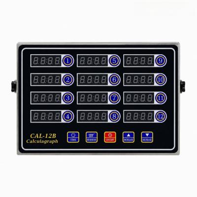 China Commercial 12-Channel Digital Kitchen Timer Shake Basket Reminder For Large Catering CE (CAL-12B) for sale