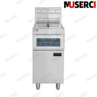 China (EF-9C) Commercial Electric Floor Deep Fryer Precise Temp Control Uniform Heating Food Grade 28L for sale