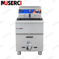 China (GF-181) Commercial Single Tank Gas Fryer Auto Ignition Energy Saving CE Certified for sale