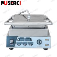 China (EG-02) Commercial Double Sided Electric Griddle 12mm Thick Plate 2400W for Fast Cooking CE for sale
