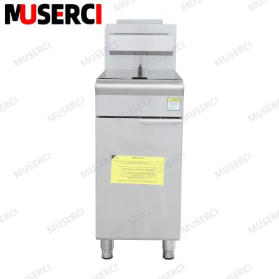China (GF-3) Floor Standing Gas Deep Fryer Commercial Low Noise 25.5kW For Fried Chicken for sale