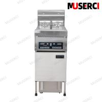 China （EF-9CL2）Commercial Electric Deep Fryer Dual Tank 28L Built In Oil Filter Device With CE for sale