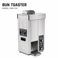 China Commercial Vertical Hamburger Machine 700 Sets Per Hour Stainless Steel 1200W High Output Burger Bun Toaster for Fast Food StoresCommercial Grade  CE for sale