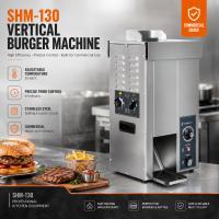 China Commercial Vertical Hamburger Machine 700 Sets Per Hour Stainless Steel 1200W High Output Burger Bun Toaster for Fast Food StoresCommercial Grade  CE for sale