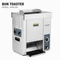 China SHM-260 Commercial Kitchen Hamburger Bun Toaster Bakery Equipment With 6 Adjustable Thickness Settings For Fast Food Shops for sale