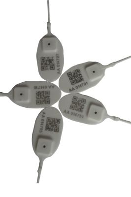 China the barcode plastic seal / water meter security seal/ seals for sale