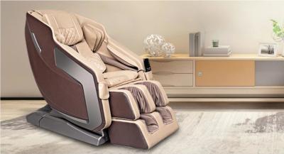 China 2d Luxury Zero Gravity Leather Recliner Massage Chairs TFT HD ISO9001 for sale