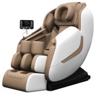 China Leather Heated Back And Seat Massager 4d  Electric Massage Chair Zero Gravity Recliner Shiatsu Back Heating Massager for sale