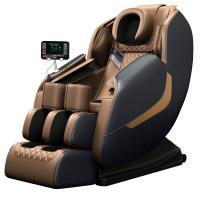 China Leather Heated Back And Seat Massager 4d  Electric Massage Chair Zero Gravity Recliner Shiatsu Back Heating Massager for sale