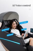China 3d Zero G Leather Recliner Massage Chairs FCC ROHS Airbags for sale