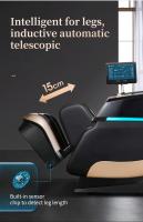 China 3d Zero G Leather Recliner Massage Chairs FCC ROHS Airbags for sale