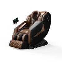 China 24 Roller Electric Shiatsu Massage Chair ROHS Real Relax LCD AI for sale