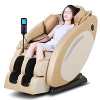 China Calves Heating  Relax Massage Chairs 11cm 4d L Track Massage Chair Space Capsule for sale