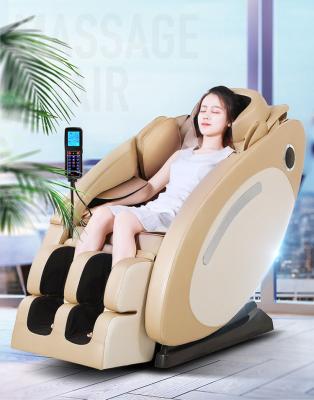 China Calves Heating  Relax Massage Chairs 11cm 4d L Track Massage Chair Space Capsule for sale