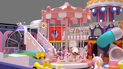 China Cozy Commercial Play Area Equipment Kid Safe Colorful Indoor Playground Equipment For Home for sale