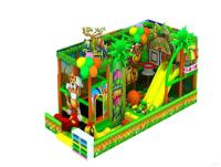 China Animal Themed  Naughty Castle Green All Ages Playground Animal Kingdom for sale