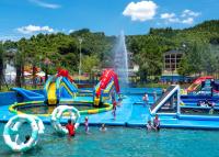 China Exciting Water Park Amusement Equipment Inflatable Slip And Slide for sale