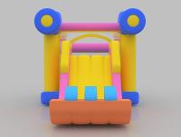 China 1.5m Inflatable Castle 75kg Indoor Bouncy Castle Playground Bounce House With Slide for sale