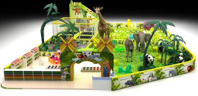 China Personalized Jungle Playground Suit Slide Soft Play Area Kids Playground Equipment Indoor Kids Playground for sale