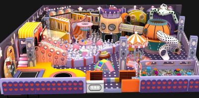 China Premium Indoor Playground Soft Play Equipment Set For Kids Commercial Children's Playground With Naughty Castle And Slide for sale