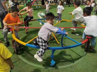 China Outdoor Gymnastic Equipment Kids Amusement Rides Rocking Horse 4/6/8/10 Seats Carousel Horse for sale