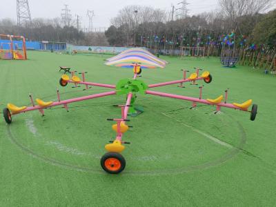 China Unpowered Park kid's Multi-person Seesaw Rides Outdoor Playground Equipment for sale
