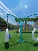 China Indoor Outdoor Engaging Playground Devices Interactive Light Moon Swing Features For Engaging Playtime for sale