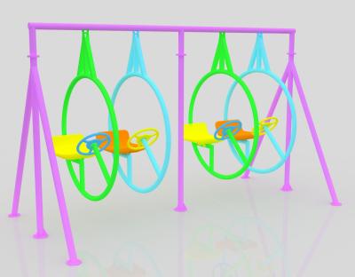 China Children Swing Rides Interactive Playground Equipment Inclusive Design With 24/7 Customer Support And Technical Assistance for sale