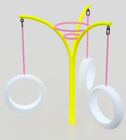 China Swing Playgroud Equipment Waterproof Materials For All-Weather Performance for sale