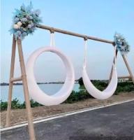 China Garden Moon Swing Safe Secure Construction Customizable With  Logo for sale