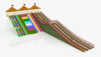 China PVC Rainbow Slide for Indoor Outdoor Playgrounds for sale