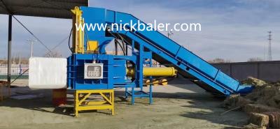 China Wood Shavings baling machine Straw Hay Corn Silage baler Straw Rice Husk Sawdust compactor for sale