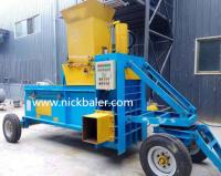 China Bagging machine for rice grains salt suger beans straw packing machine wheat baler for sale