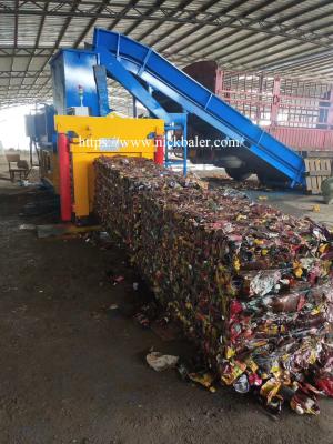 China Baler Paper plastic cardboard baler bundling press machine packing machine with manufacturer price for sale