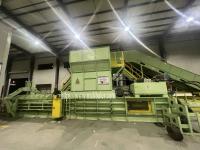 China Horizontal hydraulic baler plastic bag baler equipment waste paper baler machine for sale