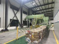 China waste plastic cardboard baler Baling bundling press machine  hydraulic Carton Compress cardboard baler for sale