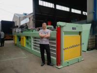 China Hydraulic Scrap paper Baler Machine cardboard Baler Machine horizontal baler for OCC for sale