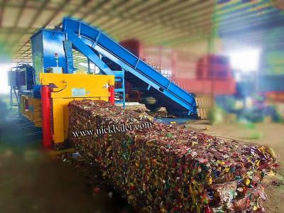 China Horizontal Cardboard Balers for sale