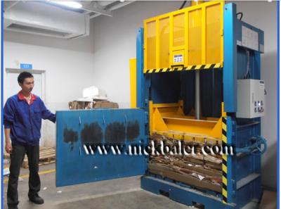 China Hydraulic press waste paper baler machine automatic baling scrap paper carton baling press for sale