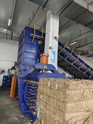China Cardboard baler machine ,Carton box baling machine ,Newspaper hydraulic balers for sale
