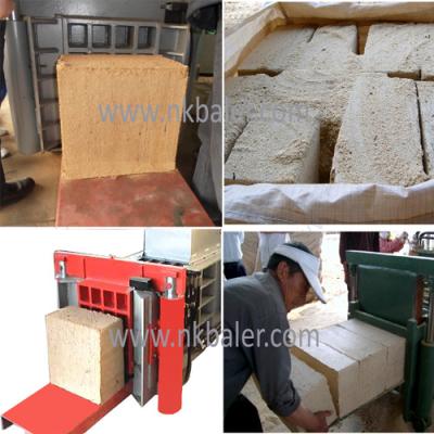 China Sawdust Mill Baling Press machine by NIck Baler Company for sale