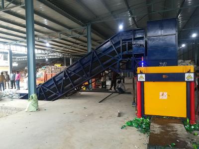 China NKW125BD Plastic Bottle Baler Machine for sale