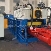 China NKW125QT Close Door Automatic Tie Scrap Newpaper Baler Press for sale