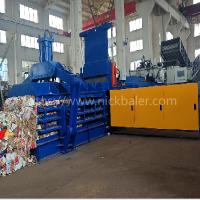 China NKW100QT Closed End Manual Tie Horizontal Cardboard Baler for sale