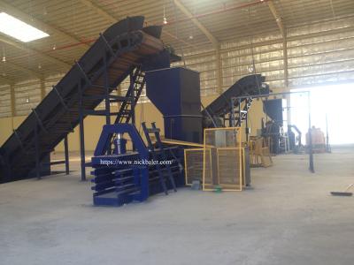 China Automated bale-out cotton straw baler sacks hair balls hops knitwear velvet compress machine for sale