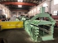 China Compression baler and packaging for book waste paper plastic film straw and loose items bagging machine for sale