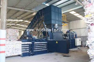 China Baling Machine for scrap paper waste paper scrap carton press machine packing tool waste material baler for sale