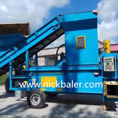 China Straw bagging machine Hay baling press machine baler machine for agriculture for sale