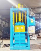 China Double chambers clothes baler used clothes baling machine used towels compactor with factory price for sale